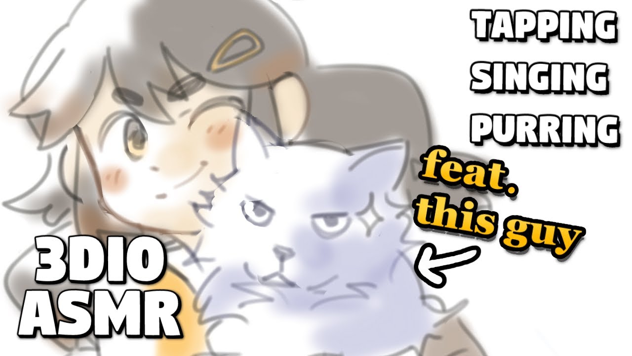 【3DIO ASMR】Kitty Cat Edition | Soft talking, tapping, purring - YouTube
