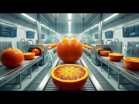 Inside a Modern Orange Factory: - YouTube
