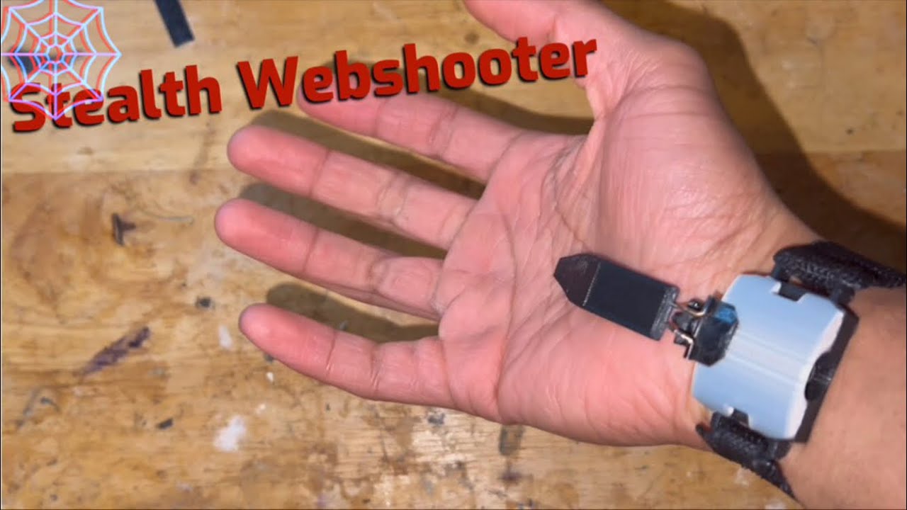 Stealth Web Shooter COMPLETE (Real web-fluid shooter) - YouTube