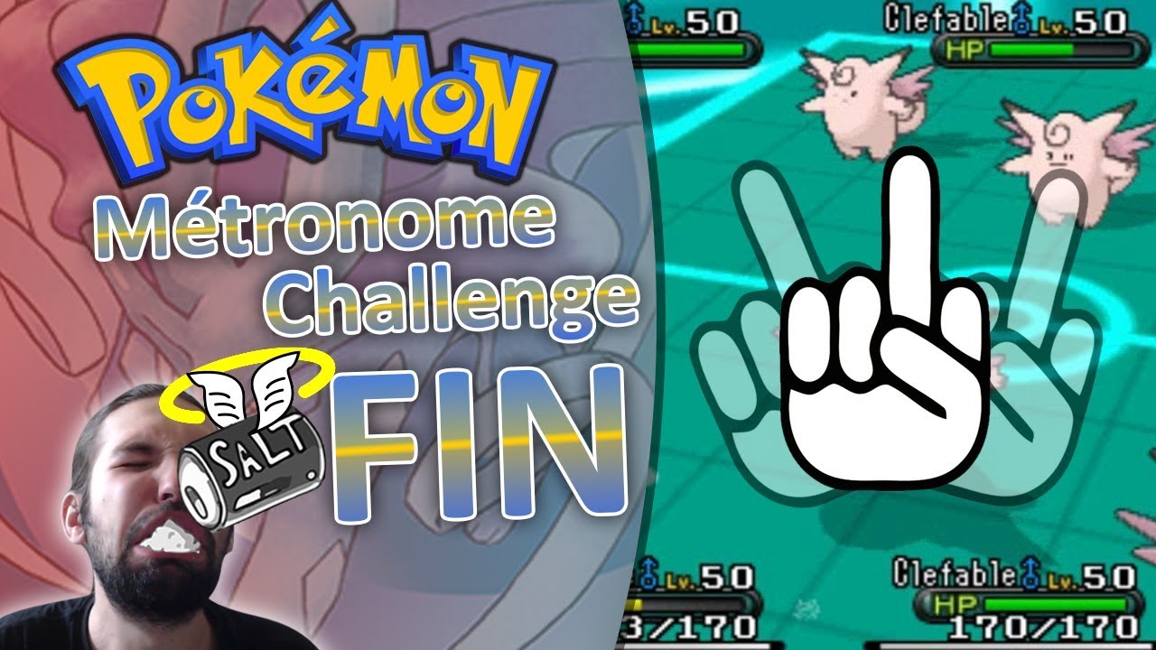 DOIGT DANS LE FION CHALLENGE - POKÉMON CRISTAL MÉTRONOME CHALLENGE #FIN ...
