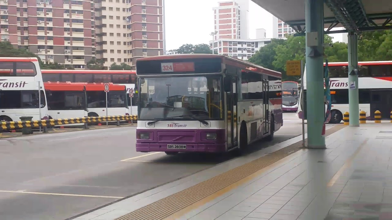 SBS Transit Volvo B10M DM3500 SBS2838M on 324 - YouTube