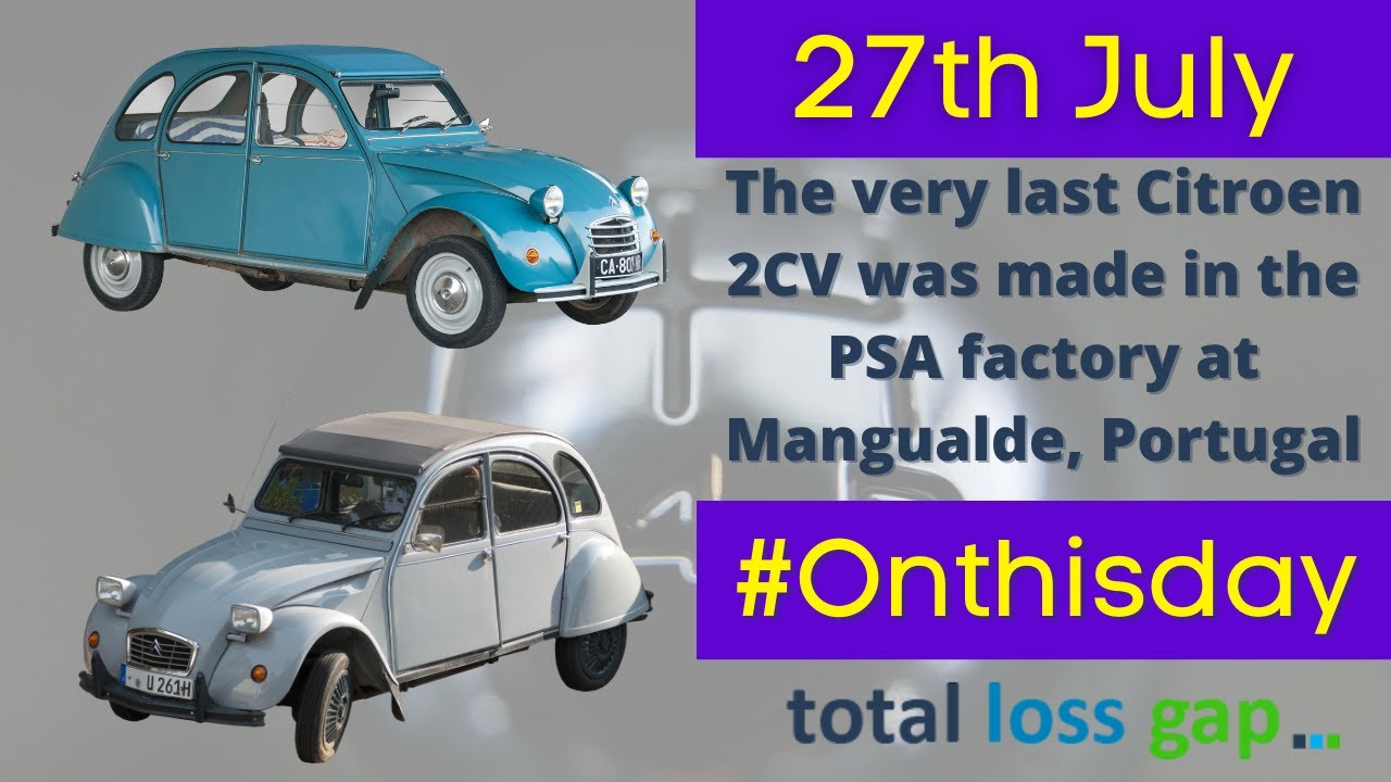 On this Day 27th July - The last Citroen 2CV was built in 1990 - YouTube