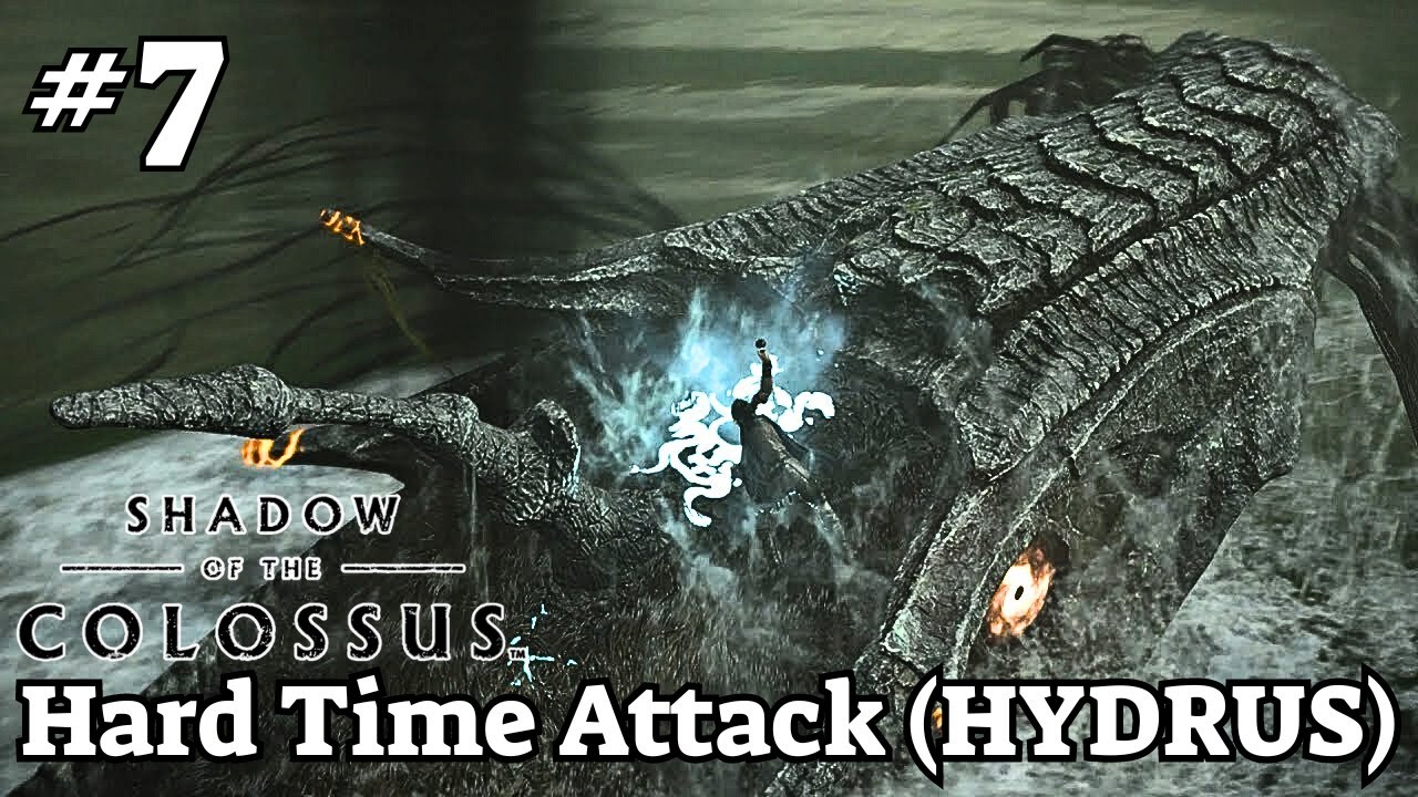 Colossus #7 Hydrus - Hard Time Attack Shadow of the Colossus (PS4 ...