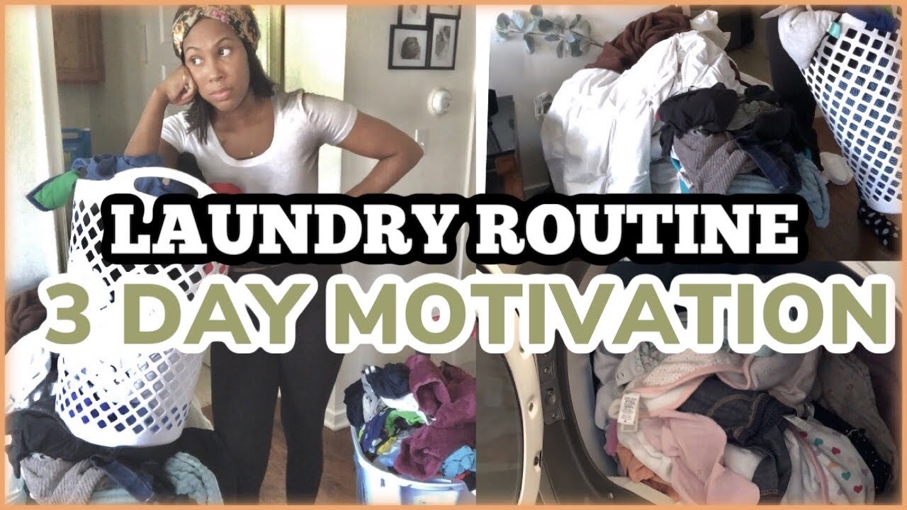 Laundry routine | 2020 laundry motivation | 3 Day laundry - YouTube