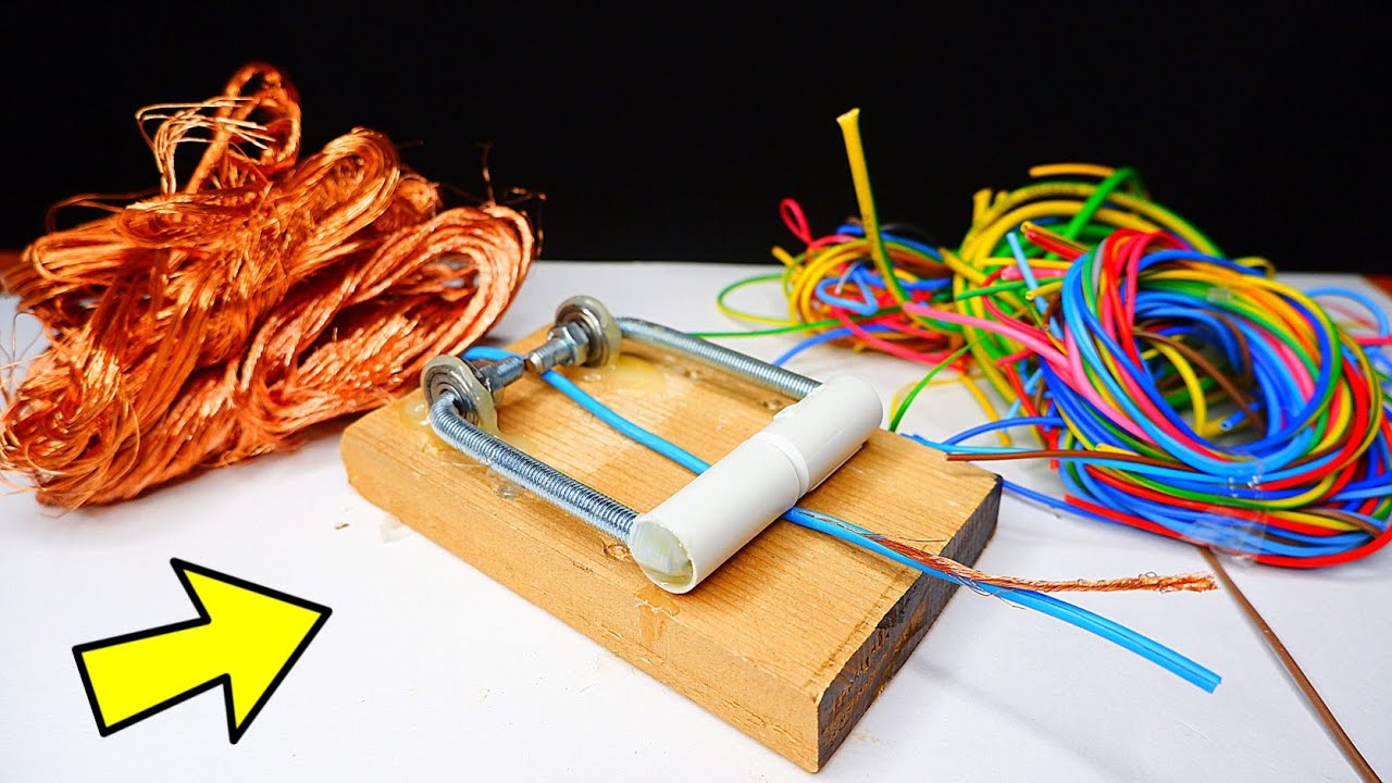 The Most Working Device for Stripping Copper Wires | 5 New Ideas ...