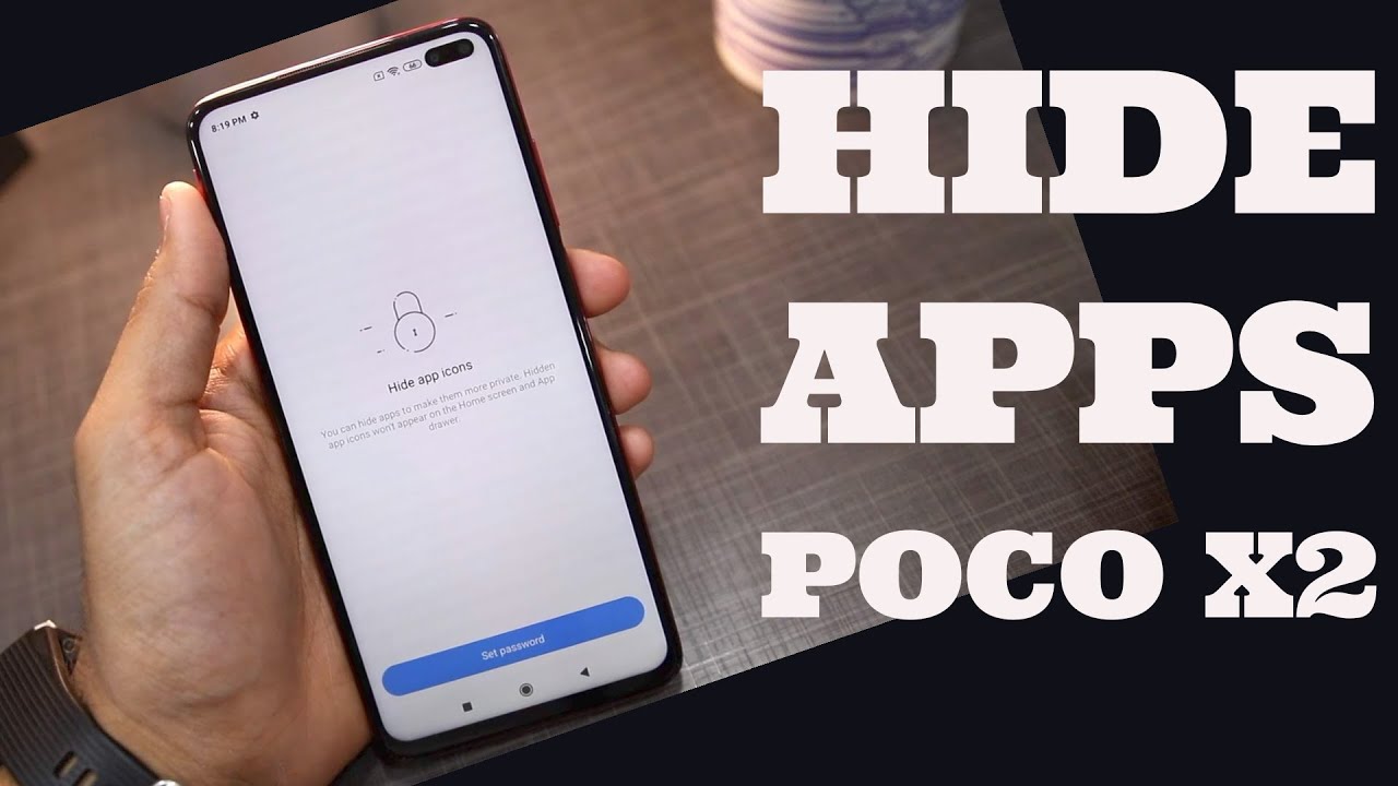 Poco X2: How to Hide Apps and Games [Hindi] - YouTube