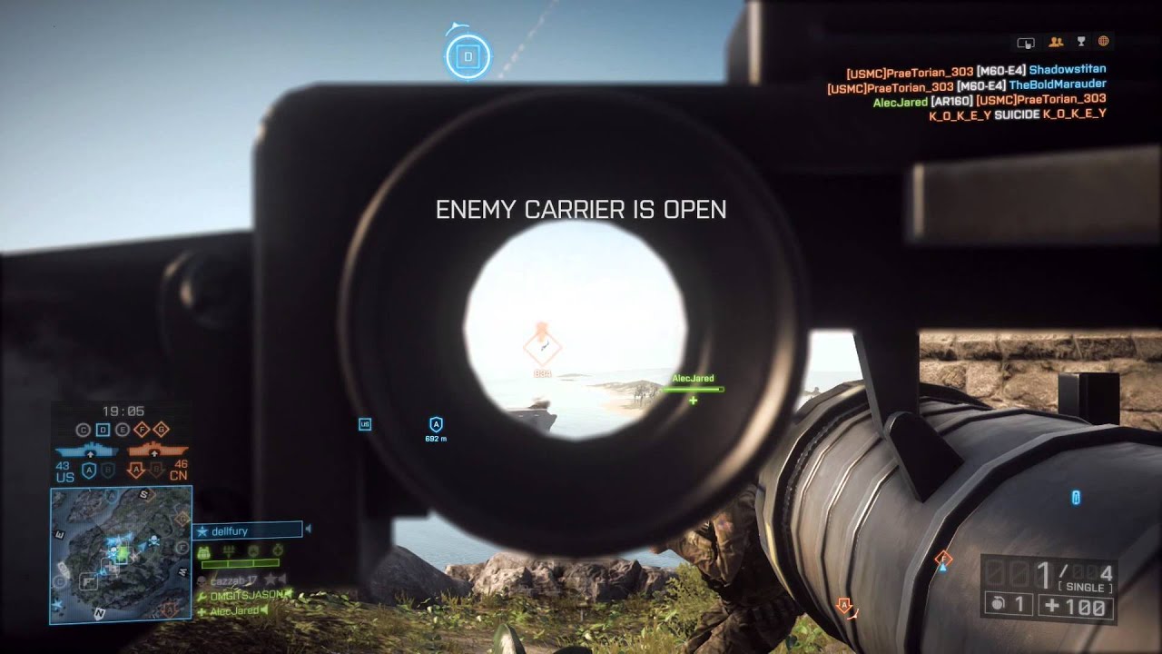 Battlefield 4 - Navel Strike: Carrier Assault on Operation Mortar Map ...