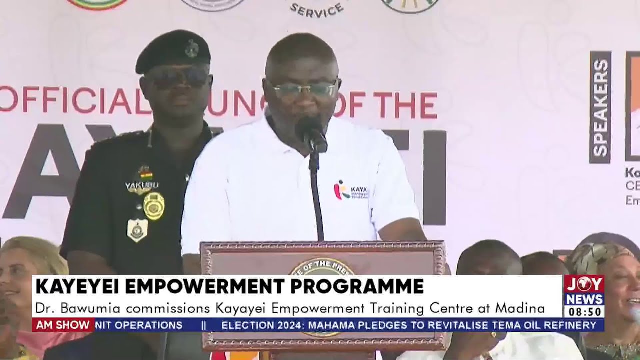 Kayayei Empowerment Programme: Dr. Bawumia commissions Kayayei ...