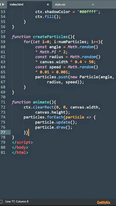 Particles Orbit | HTML, CSS & JS - YouTube