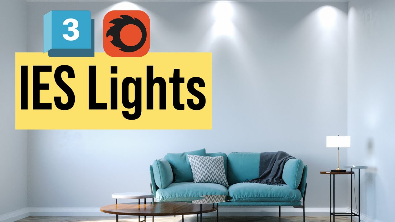 Cómo Usar Luces IES en Corona Renderer - YouTube