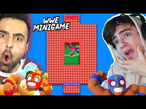 FURKAN İLE BRAWL STARS DA TROLL WWE MİNİGAME LER OYNADIK !