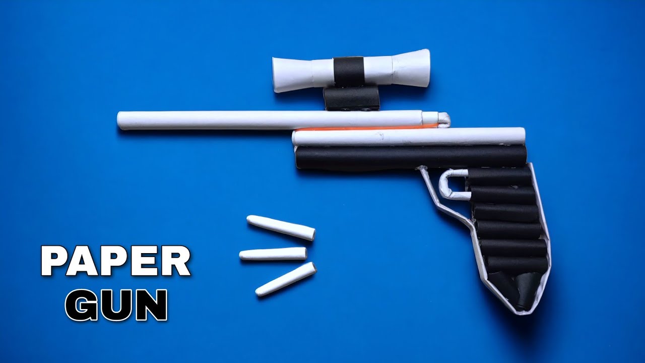Origami Pistol: Shoot Paper Bullets | Paper Gun | Paper Pistol | Paper ...