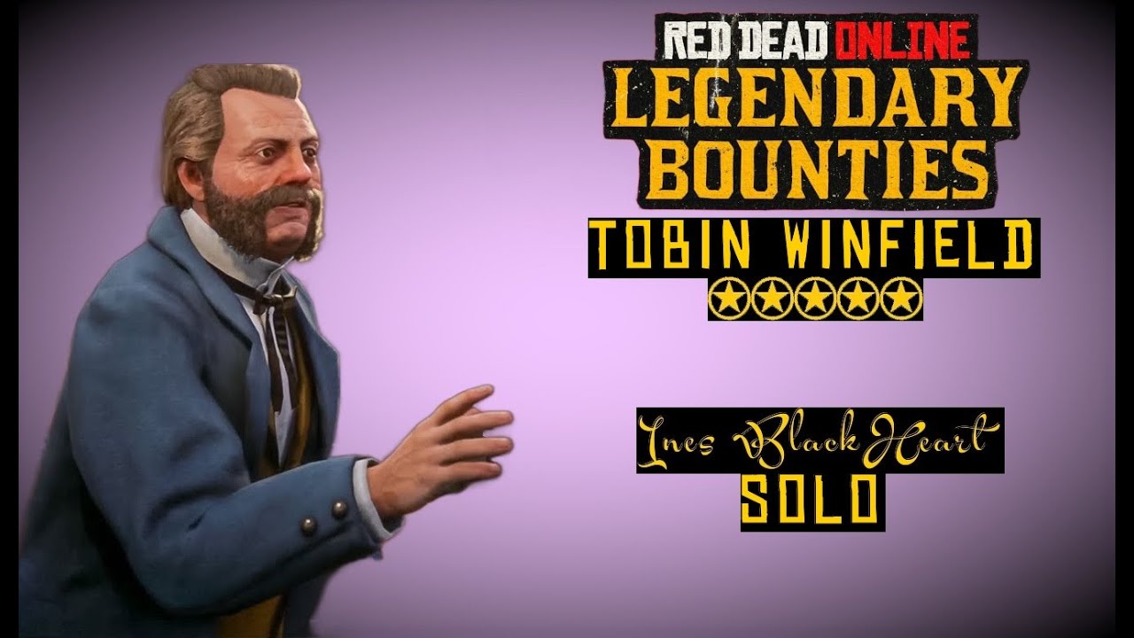 Red Dead Online - Legendary Bounty - Tobin Winfield on the hardest ...