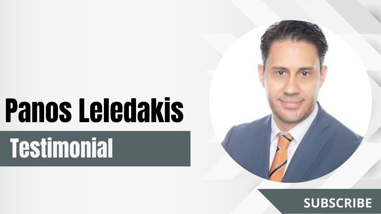 Panos Leledakis Testimonial - YouTube