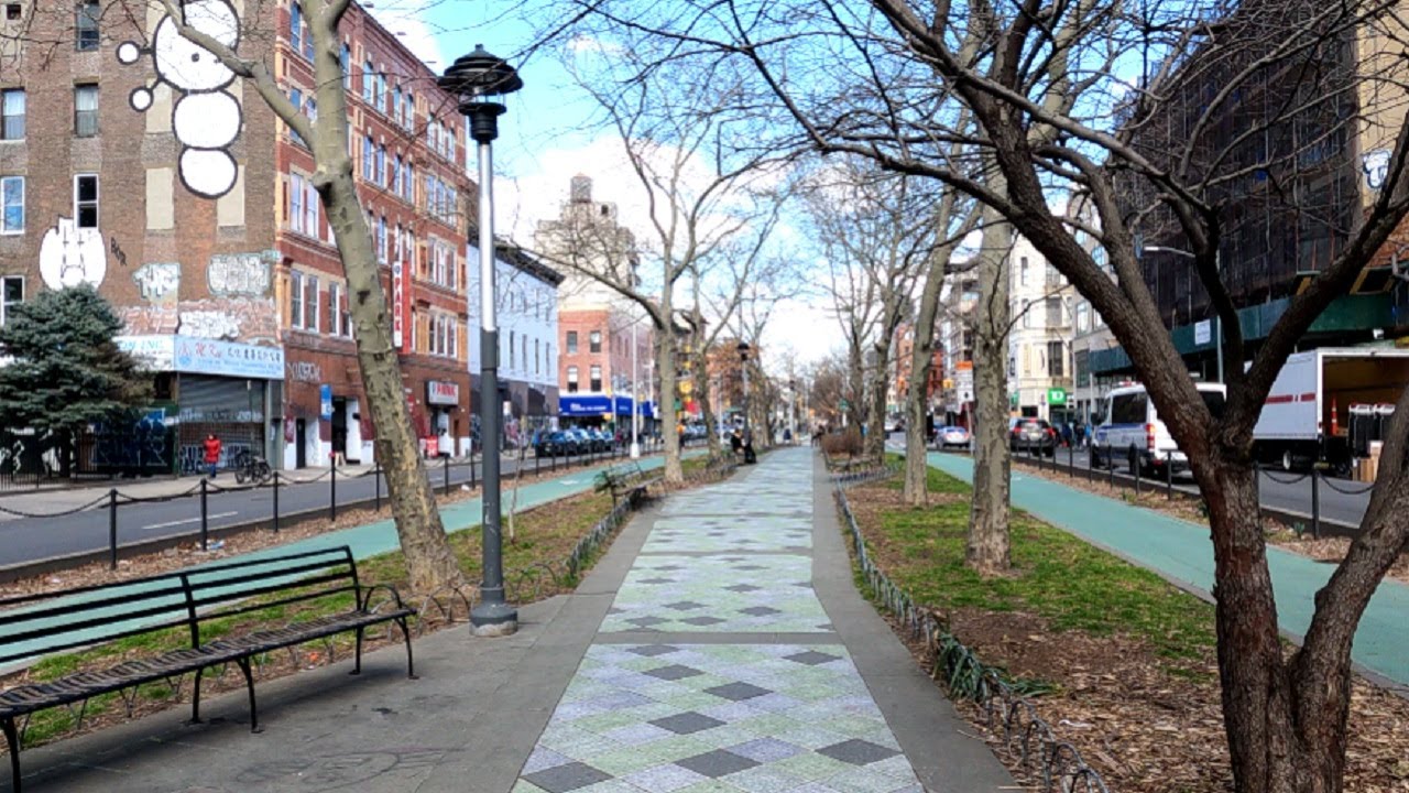 ⁴ᴷ⁶⁰ Walking NYC: Allen Street from Division Street to Houston Street ...