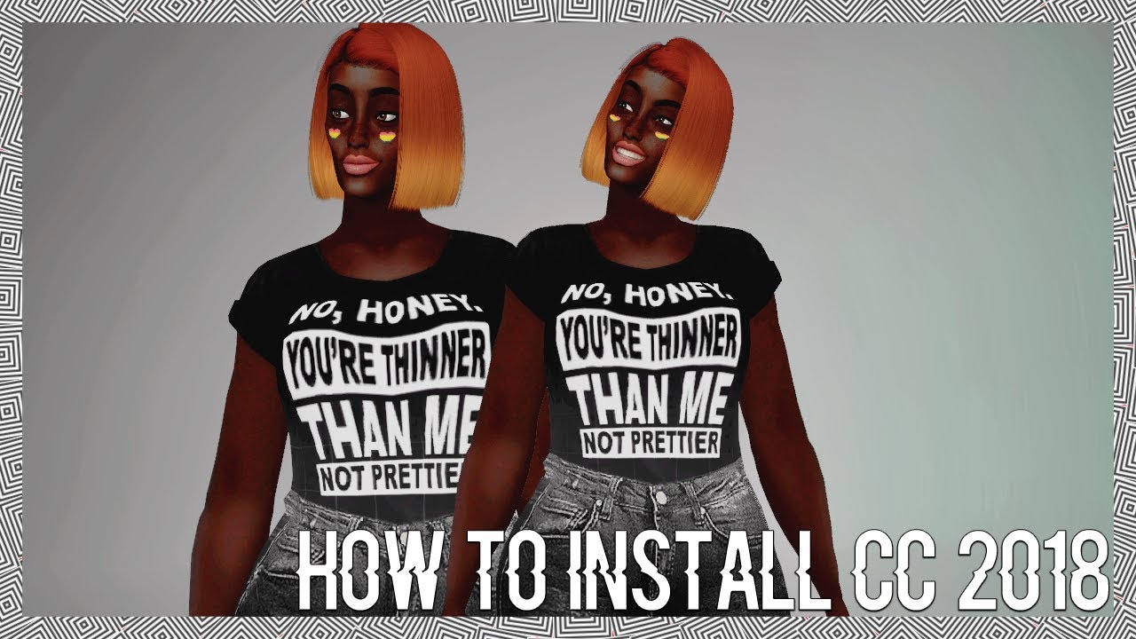 HOW TO INSTALL CC || The Sims 4 - YouTube