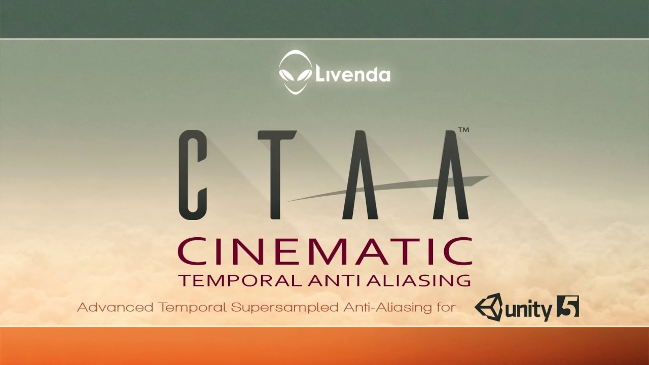 CTAA CINEMATIC TEMPORAL ANTI-ALIASING FOR UNITY 2017 - YouTube