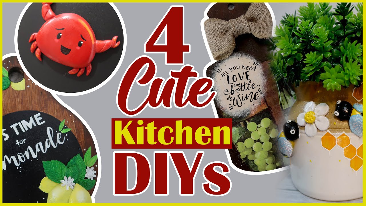 Amazing & Trendy Kitchen DIYs (Part 1) | Decorate your kitchen - YouTube