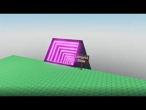 Sliding Down The Longest Hole In Roblox!