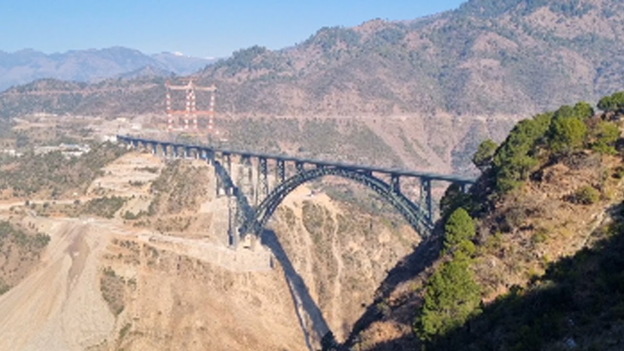 Reasi: Locals Keenly Awaiting Inauguration of highest railway bridge ...