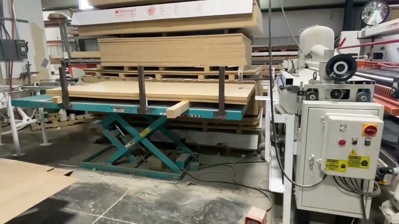 Complete BLACK BROTHERS COLD PRESS LAMINATING LINE - YouTube