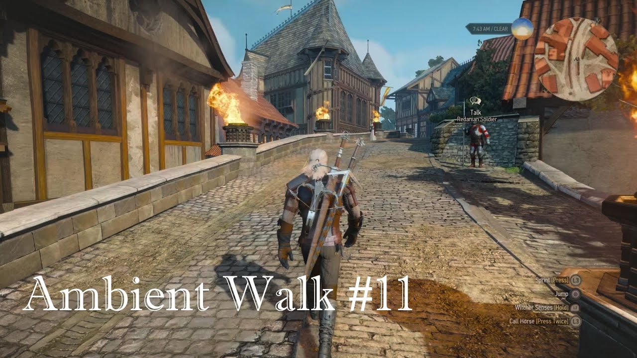 The Witcher 3 Morning Walkthrough in Novigrad St Gregory's Bridge - YouTube