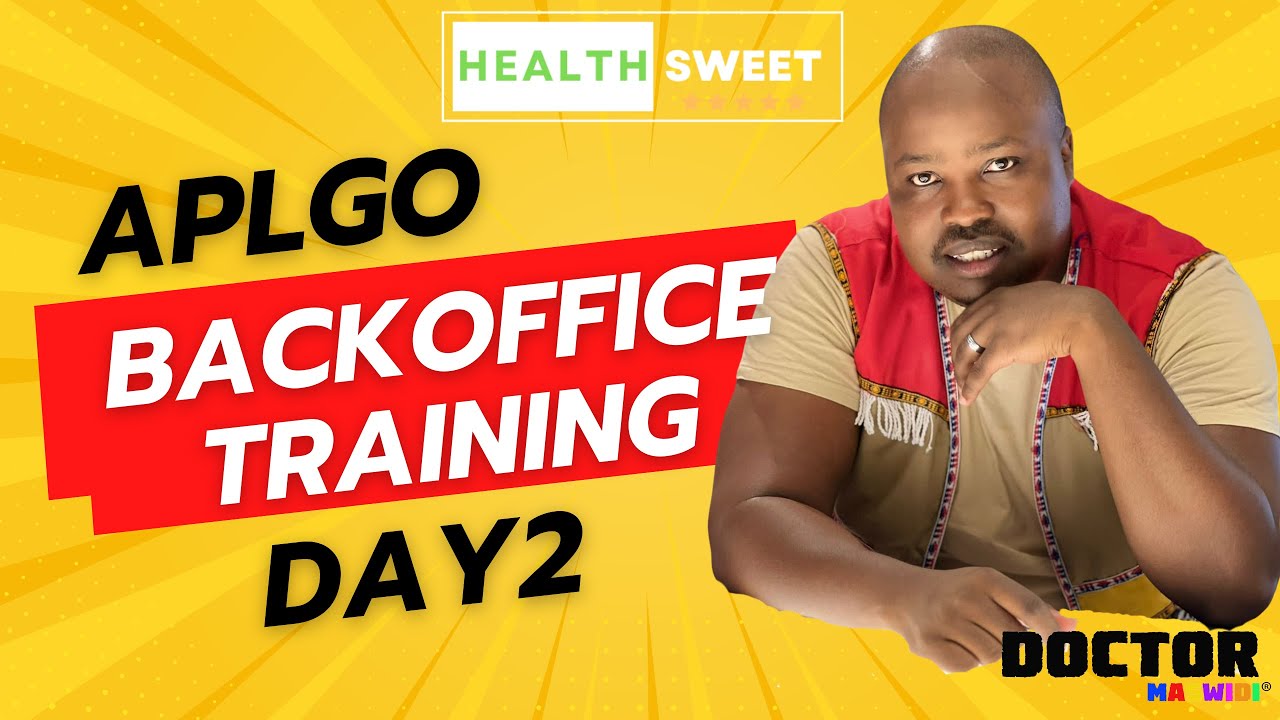 Dr Maswidi: APLGO Back Office Training Day 2 (Lungile Maduna) - YouTube