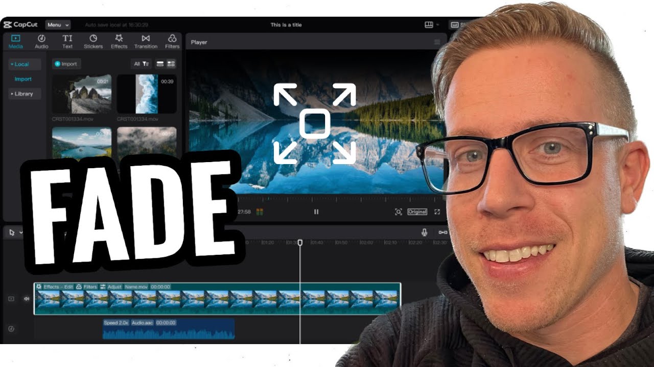 How To Fade In and Fade Out of Video in CapCut PC - YouTube