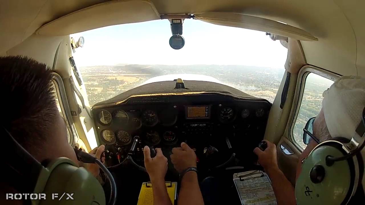 Brian Safdari Discovery Airplane flight lesson at ROTOR F/X on May 27th ...