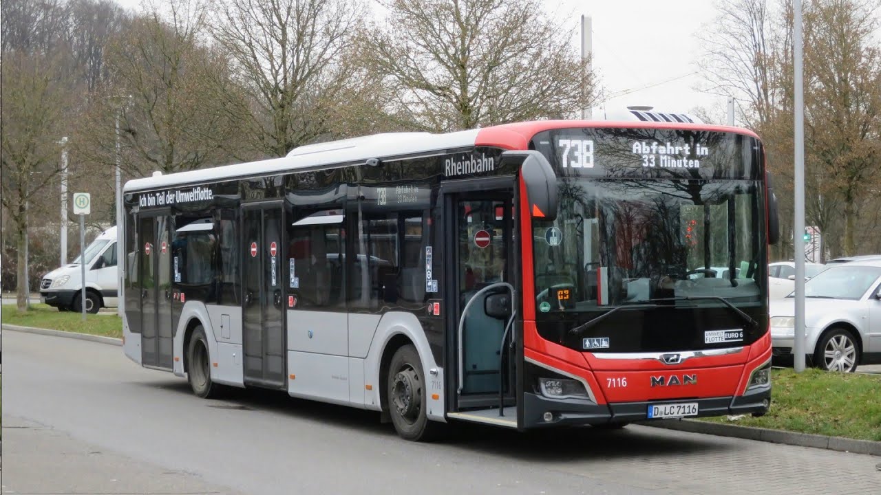 [Video] Bus MAN NL 330 Hybrid (12C) | #7116 | Rheinbahn AG Düsseldorf ...