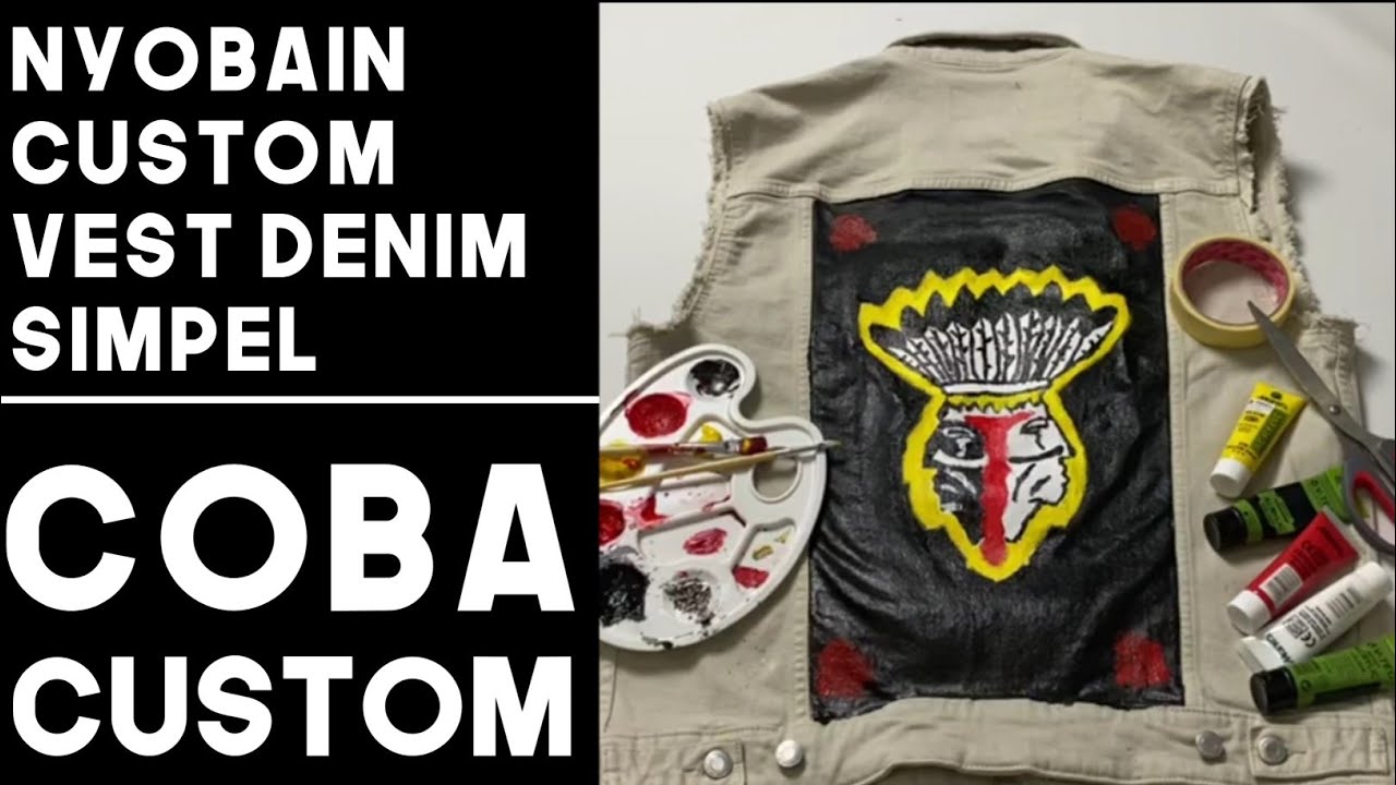 CUSTOM VEST DENIM - COBA CUSTOM - YouTube
