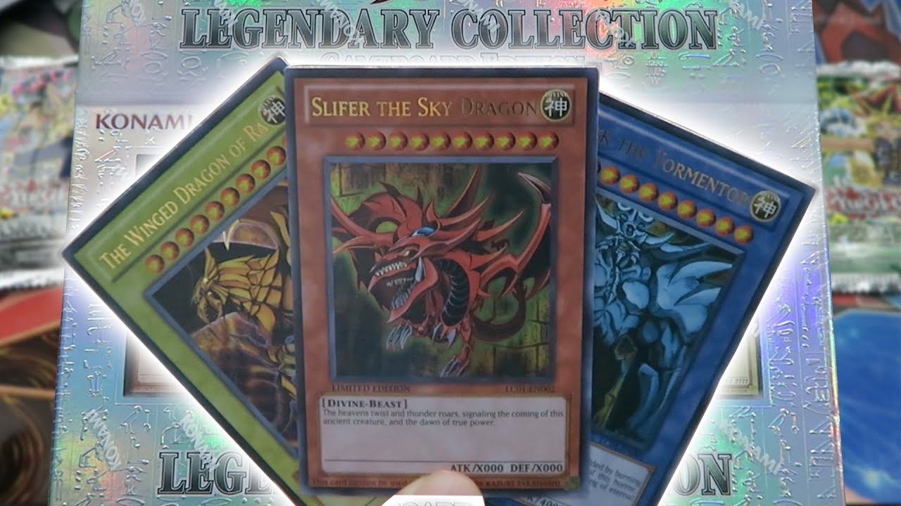 Best YuGiOH LEGENDARY COLLECTION BOX OPENING!! GOD CARDS & OLD SCHOOL ...