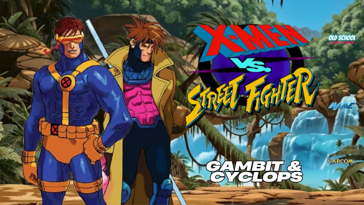 X-Men vs. Street Fighter - Gambit & Cyclops - YouTube