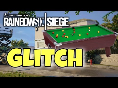 RAINBOW SIX GLITCH DESTROY POOl TABLE GLITCH ! - YouTube
