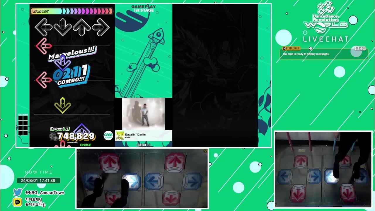 [AmuseTown] DDR Live stream - YouTube