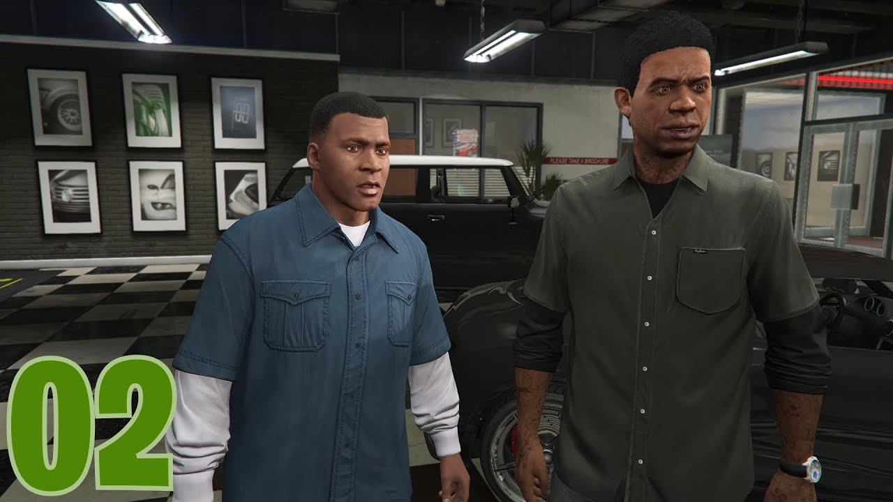 GRAND THEFT AUTO V Walkthrough Gameplay Part 2 - FRANKLIN AND LAMAR ...