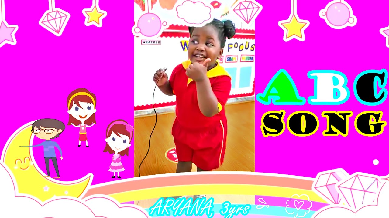 Kid Singing ABC Song Nursery Rhymes, Aryana's Daily activities at ...
