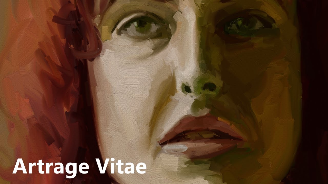 10-11 07 2022 - digital painting timelapse - Artrage Vitae - YouTube