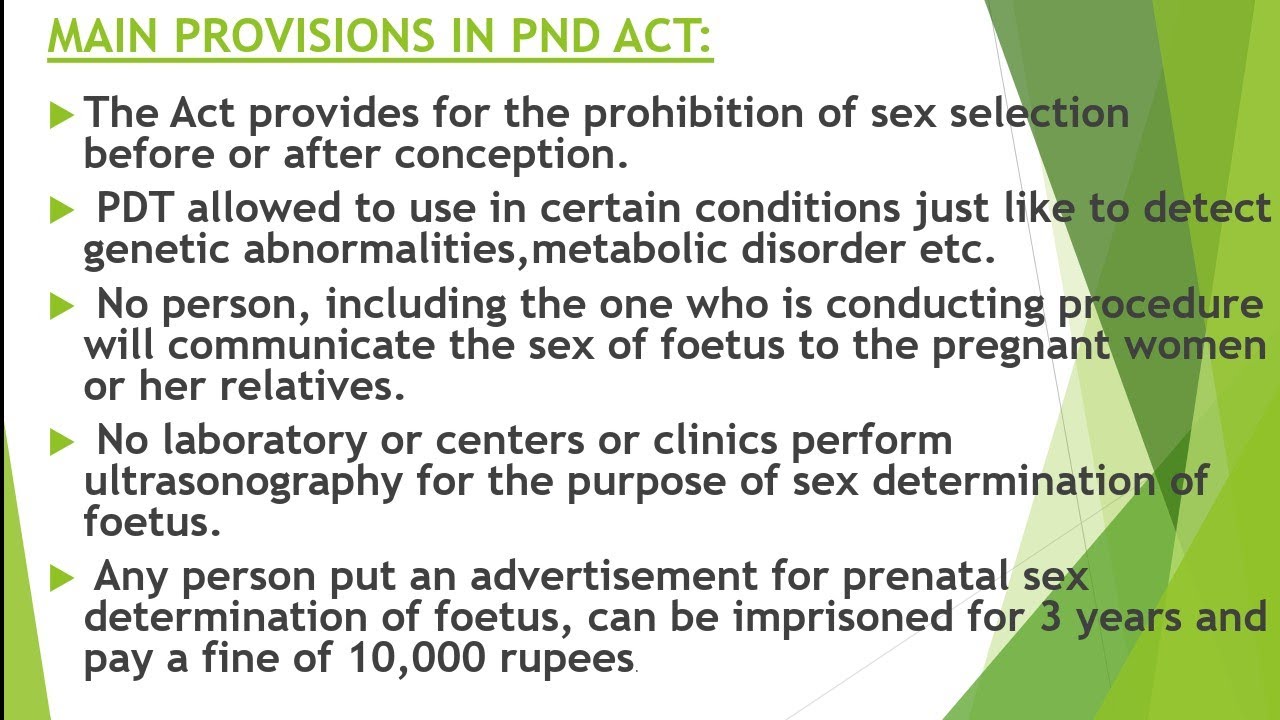PND Act Pre Natal Diagnostic Technique Act PNDT Act prevention Of pnd-act-pre-natal-diagnostic-technique-act-pndt-act-prevention-of