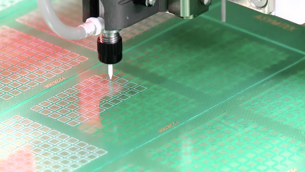 Nordson ASYMTEK: Heli-Flow series valve dispensing solder paste for ...
