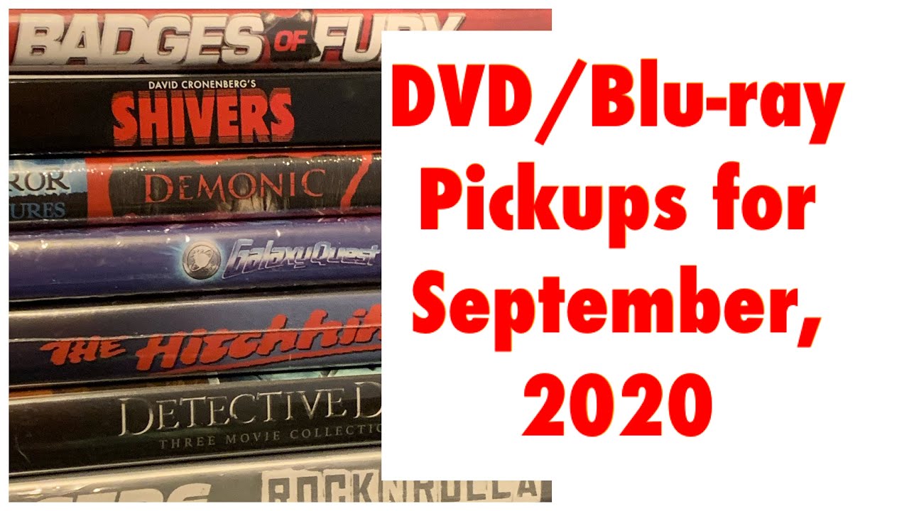DVD/Blu-ray Pickups - September, 2020 - YouTube