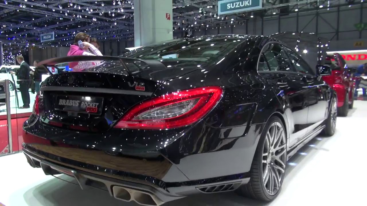 Brabus Rocket 800 800 HP CLS V12 BiTurbo Geneva 2012 - YouTube