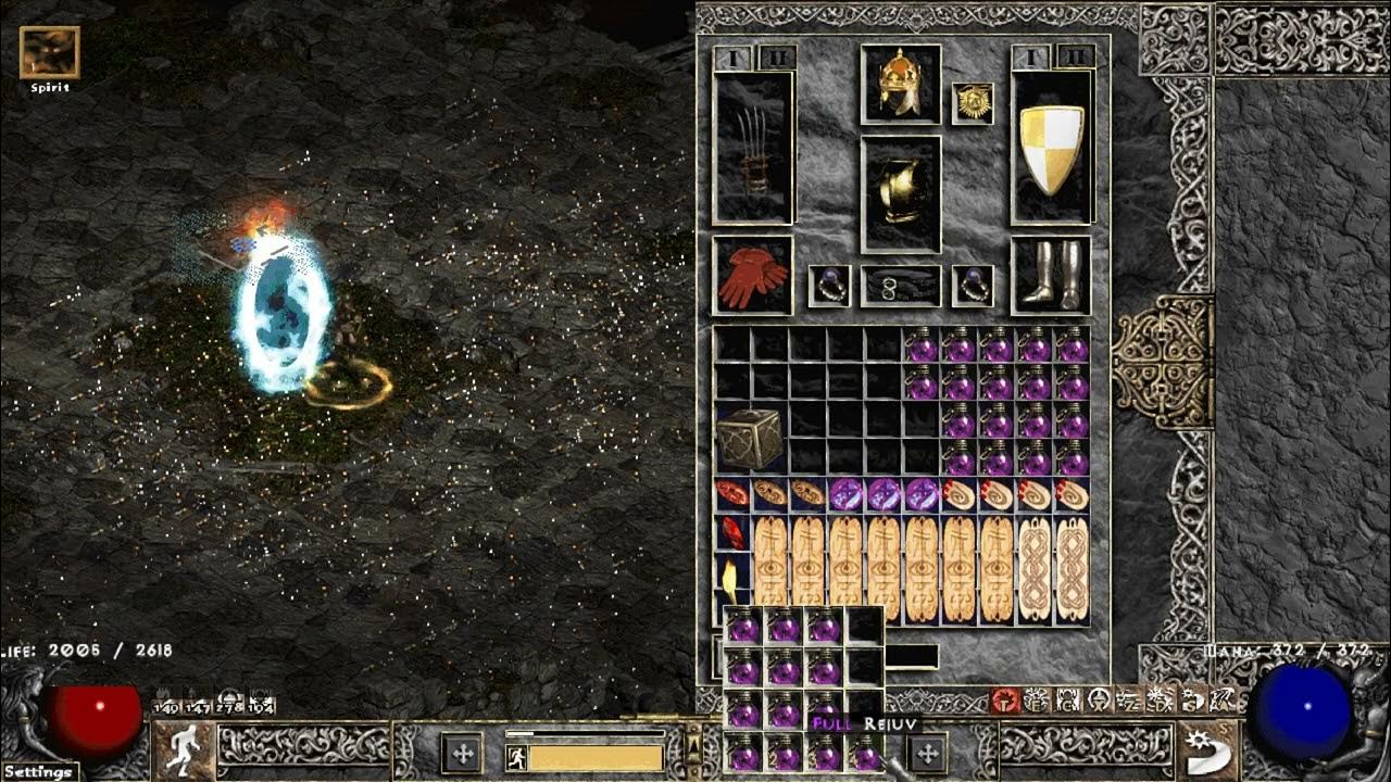 [Project Diablo 2] PD2 S5 Blade Sentinel Sin Rathma Kill(PlugY) - YouTube