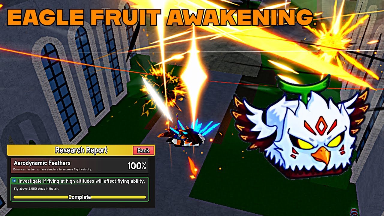 How to UNLOCK EAGLE FRUIT AWAKENING in Blox Fruits - YouTube