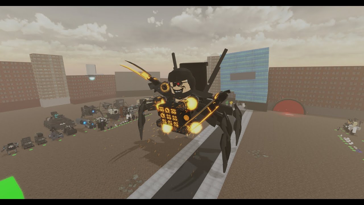 scientist toilet upgraded mech showcase in strange bathtub war (costum ...