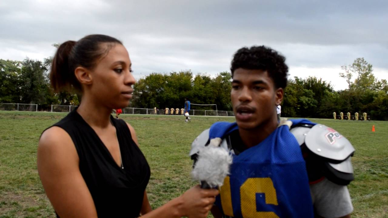 Interview with Lincoln Prep Football Player Michael Merrit - YouTube