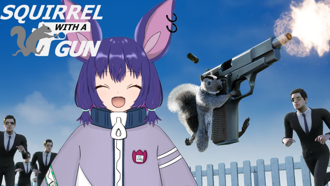 【Squirrel with a Gun】新エリア開拓するリス【VTuber／篭 音羽】 - YouTube