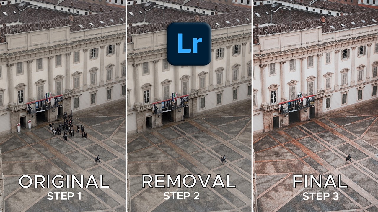 Removing unwanted objects and items using Lightroom || LIVE WORKFLOW ...