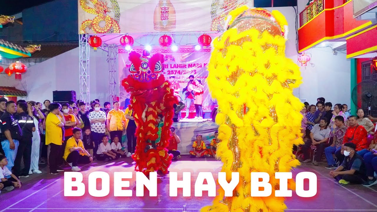 PENAMPILAN BARONGSAI BOEN HAY BIO DI HARLAH NABI KONGZI KE 2574 ...