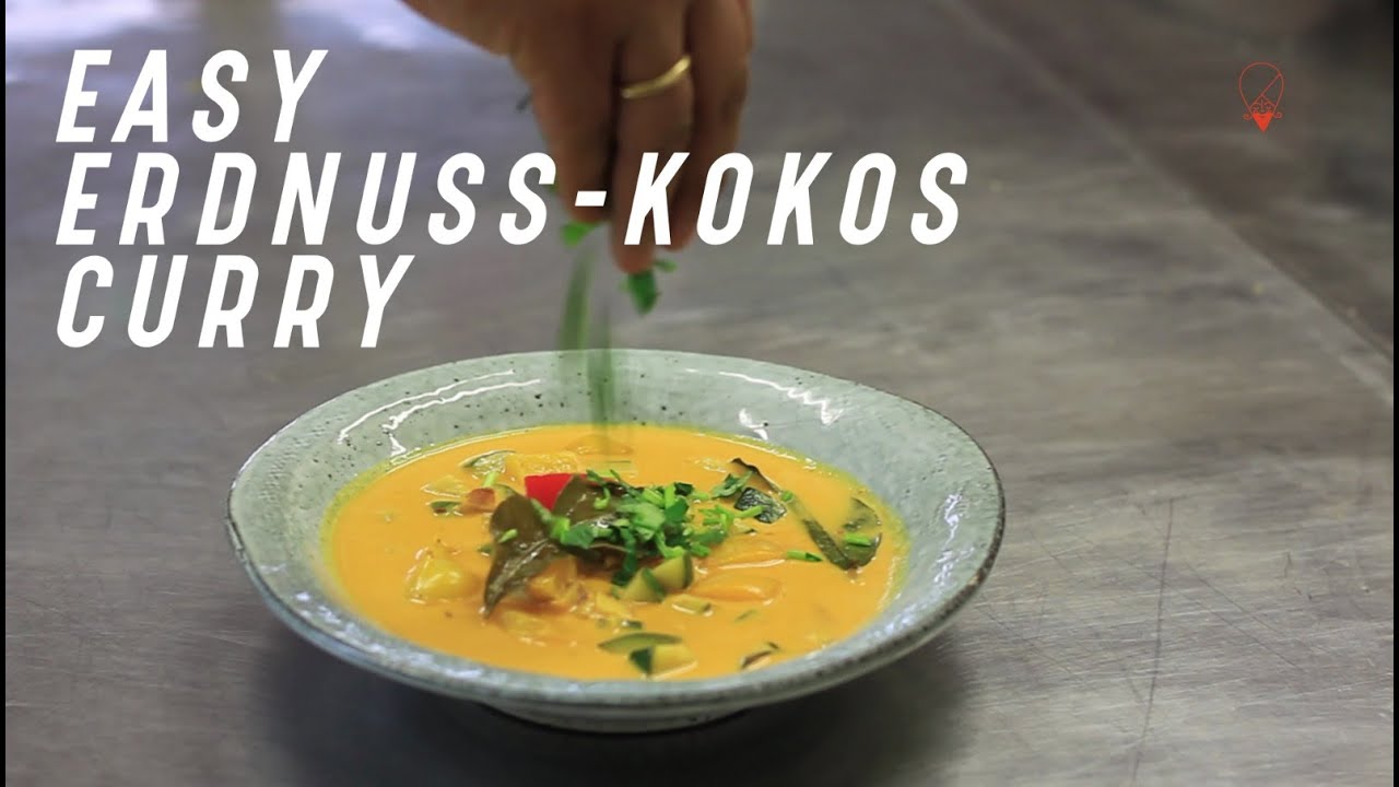Erdnuss Kokos Curry - Karma Food - YouTube